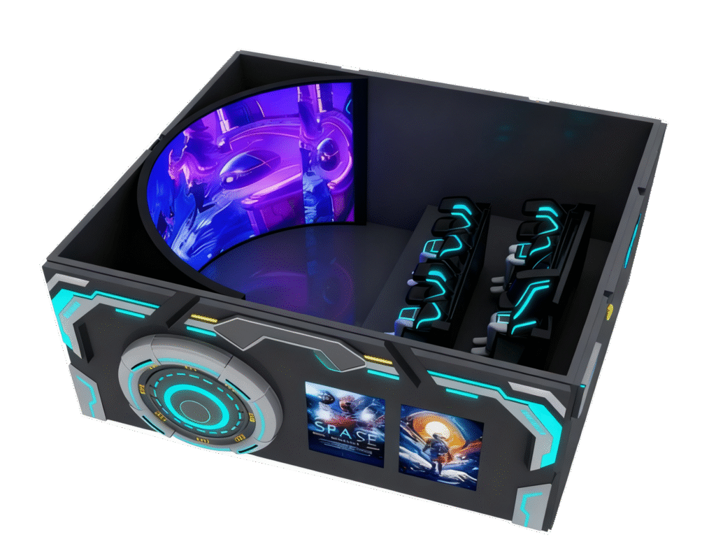 Immersive 360° Rotate Theater for Theme Parks & Museums | Viewstec